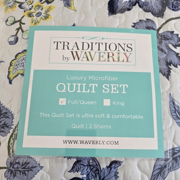 Waverly | Bedding | Waverly Traditions Maldives 3 Piecequilted Pattern ...
